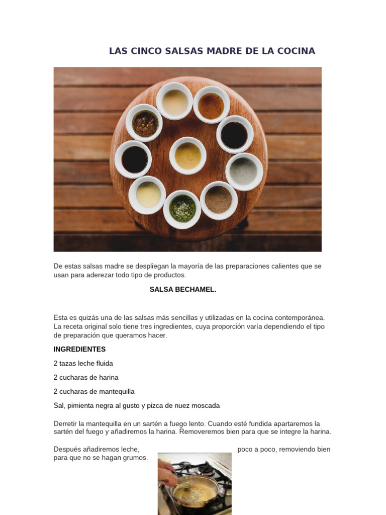 Salsa Madre 2024 | PDF | Salsa | Alimentos