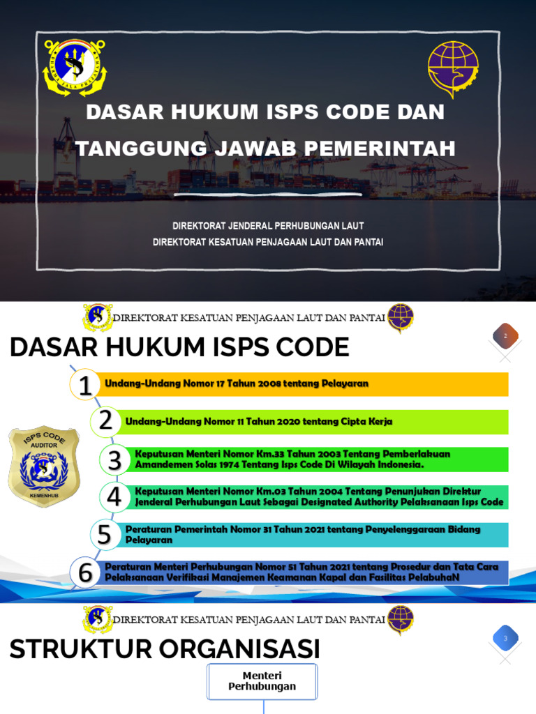DASAR HUKUM ISPS DAN TANGGUNG JAWAB PEMERINTAH 2024 | PDF
