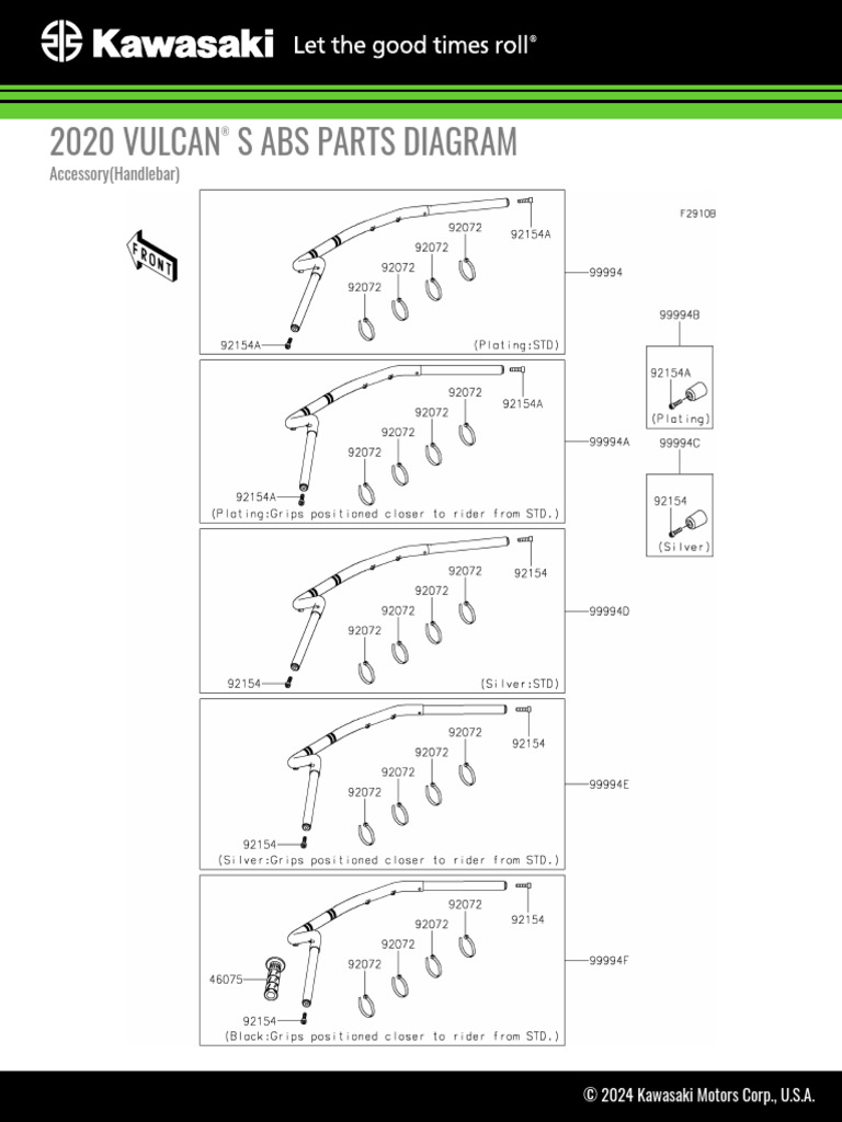 2020 VULCAN® S ABS Accessory (Handlebar) | PDF