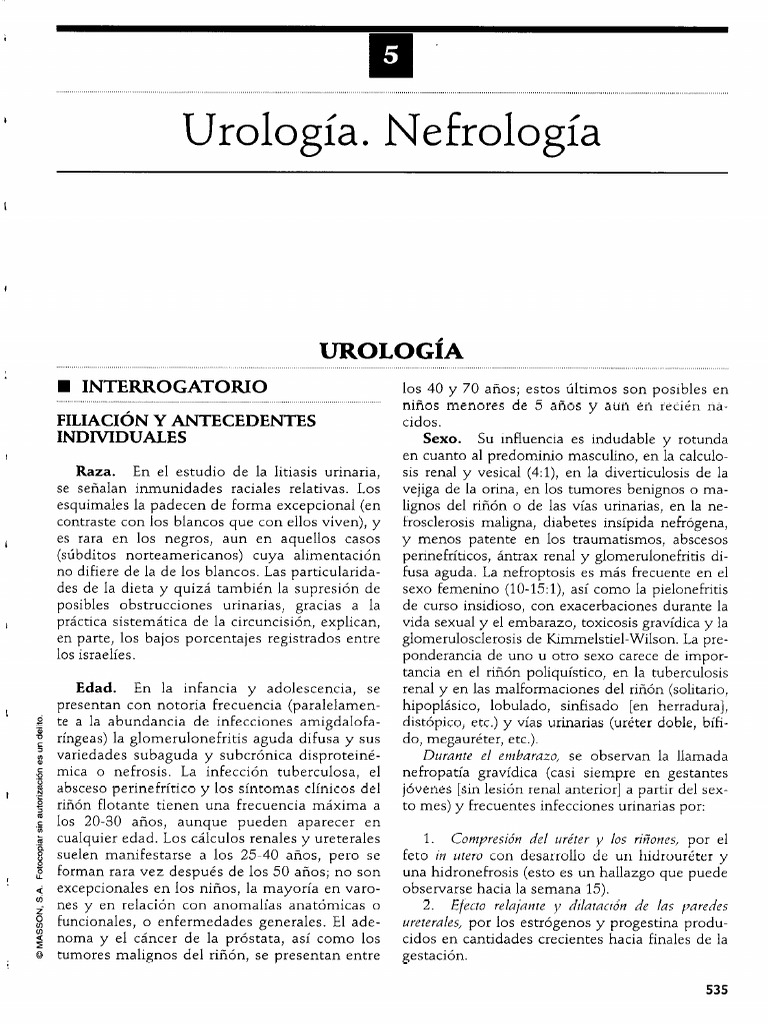 Semiologia Nefro-Urologica | PDF