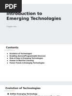Emerging Tech Lecture Notes 1 (Chapters 1-7) | PDF