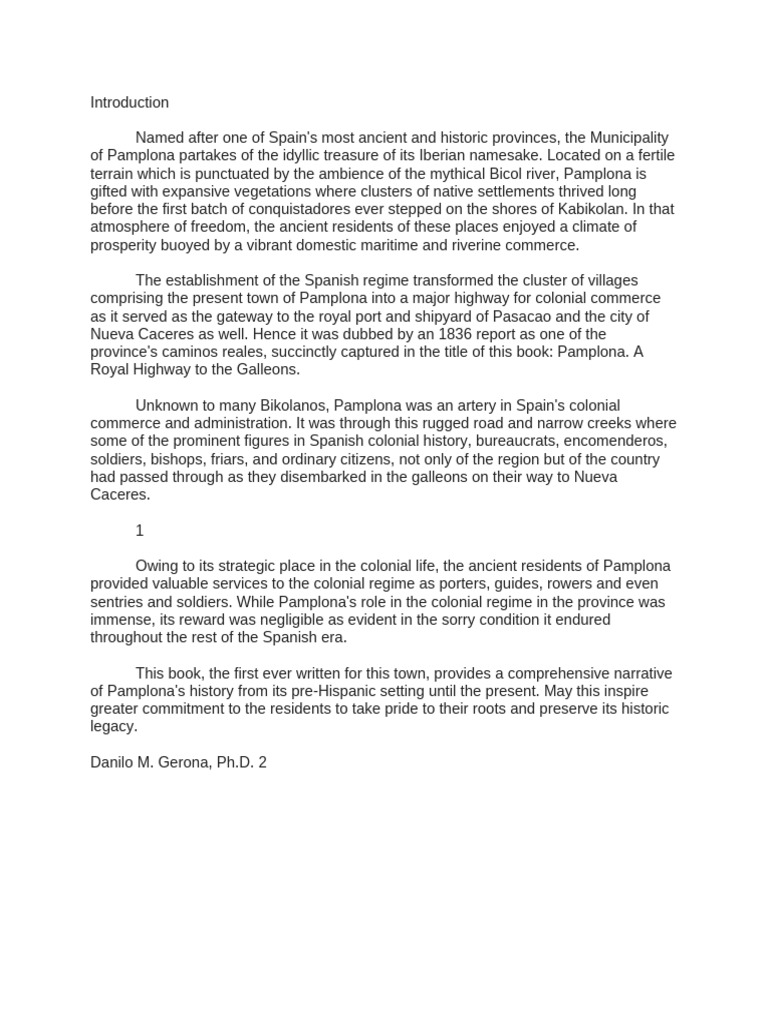 Pamplona History A Royal Highway to the Galleons | PDF | Spain | Pre ...