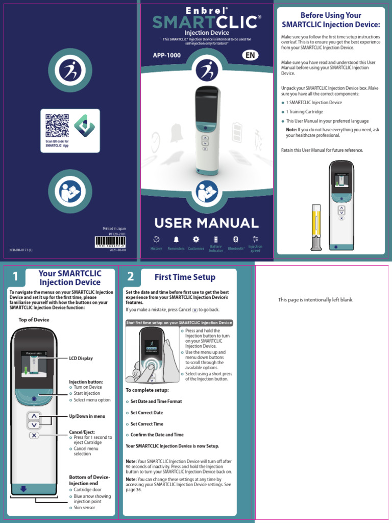 SmartClic How To Use Leaflet | PDF | Humidity | Injection (Medicine)