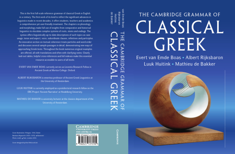 Cambridge Grammar of Classical Greek | PDF | Linguistics | Greek Language