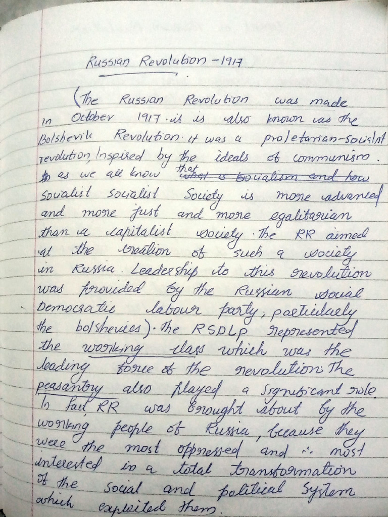 Causes of Russian Revolution 1917 | PDF