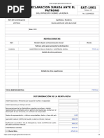 Declaracion Jurada Ante El Patrono Formulario Sat 1101 | PDF