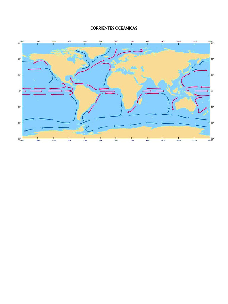 Corrientes Oceanicas 6to 2 | PDF