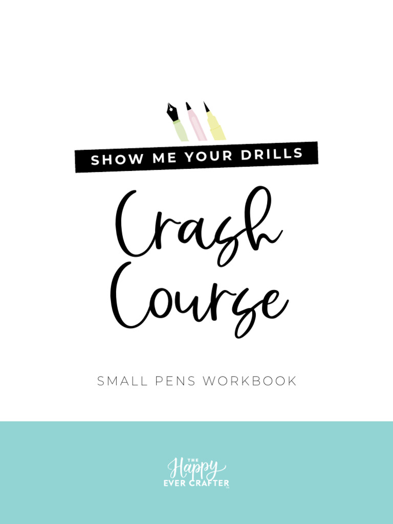 Calligraphy Crash Course Workbook | PDF | Text | Typography