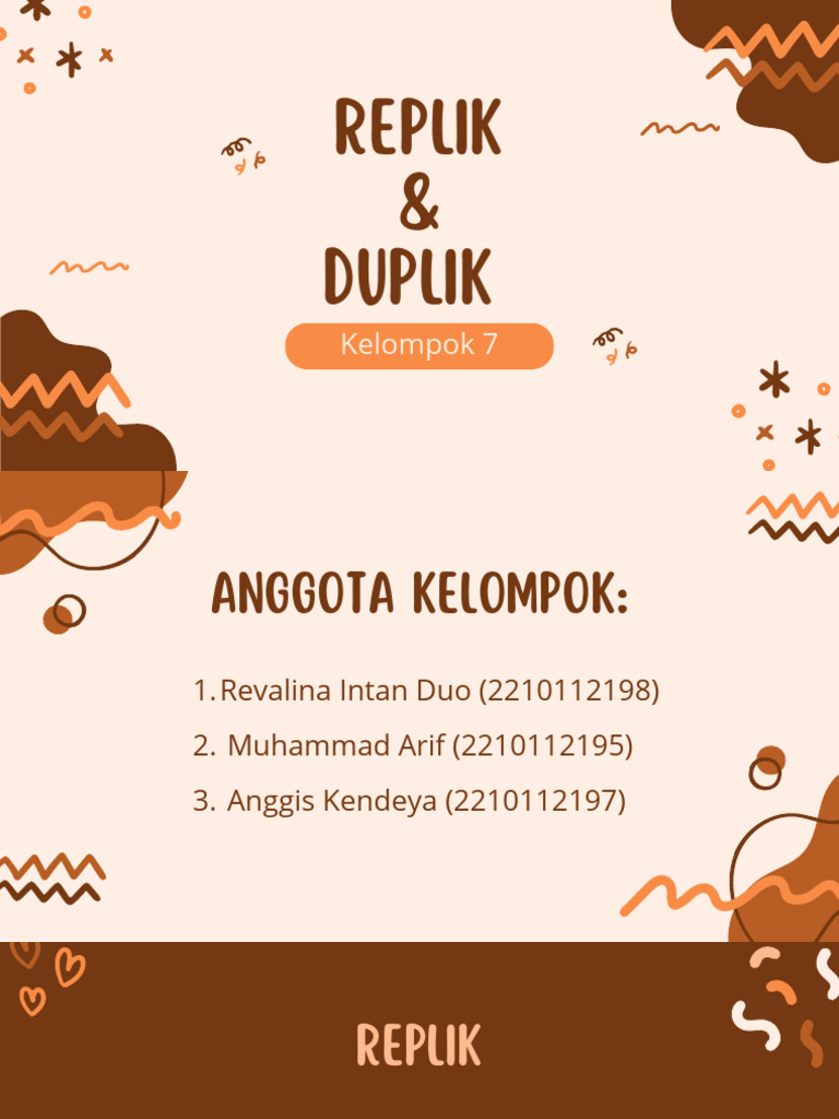 Kelompok 7 - Presntasi Replik Dan Duplik | PDF