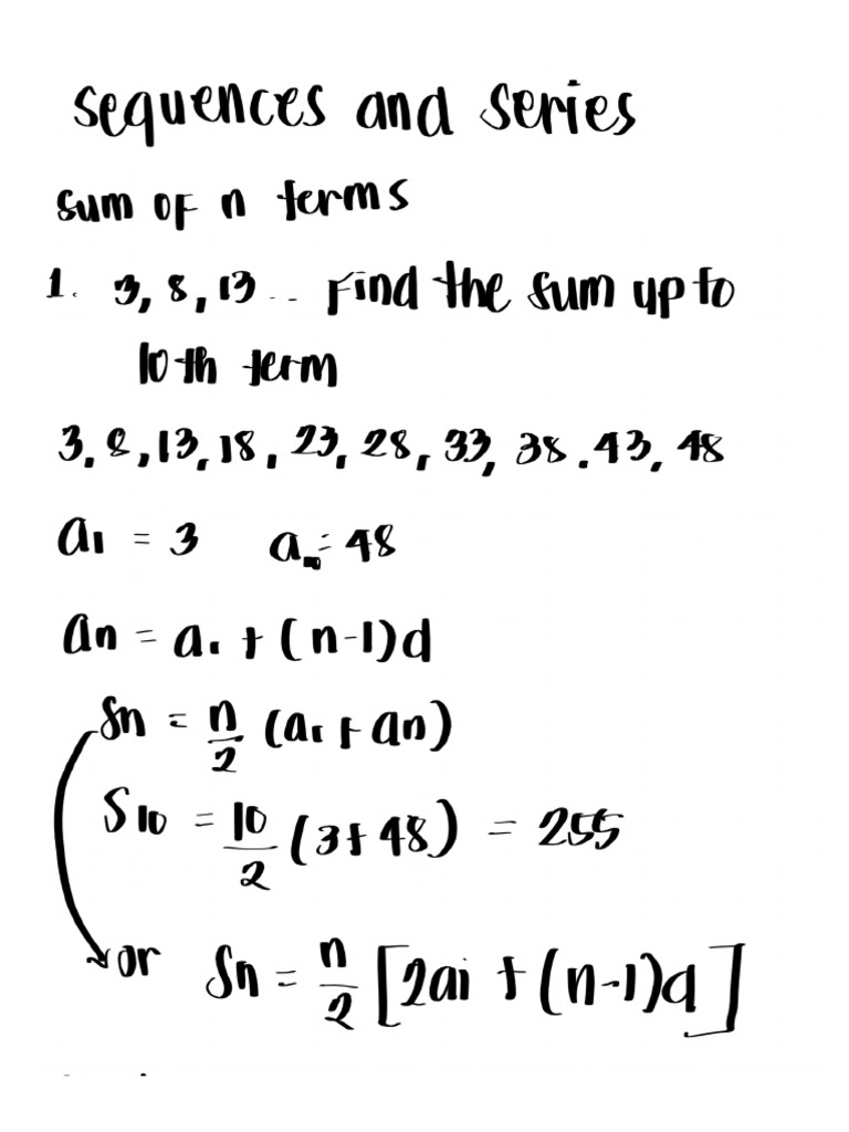 Sequences and Series | PDF