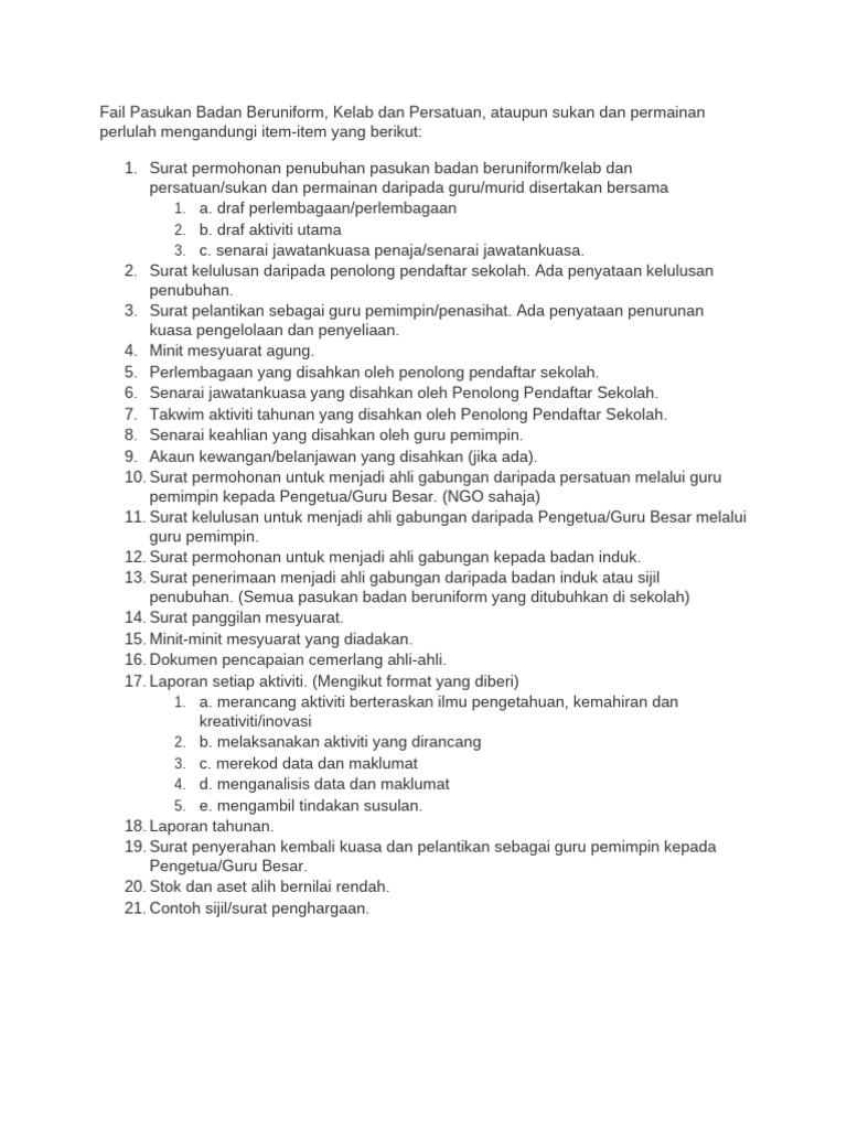 Pengurusan Fail Koku | PDF