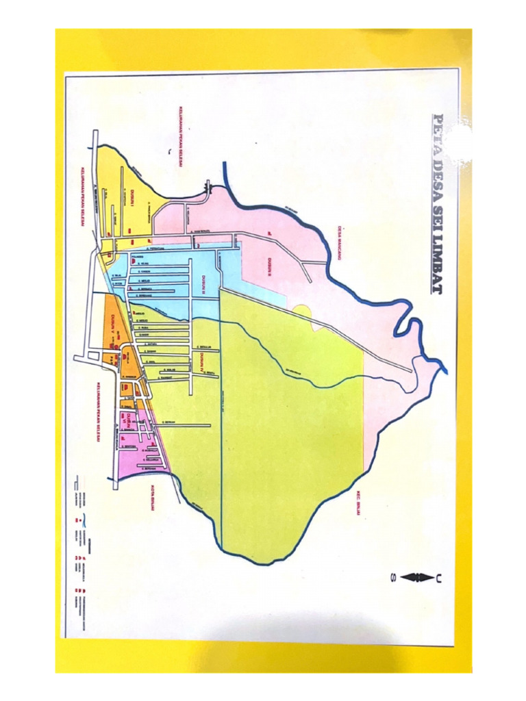 Peta Desa Sei Limbat | PDF
