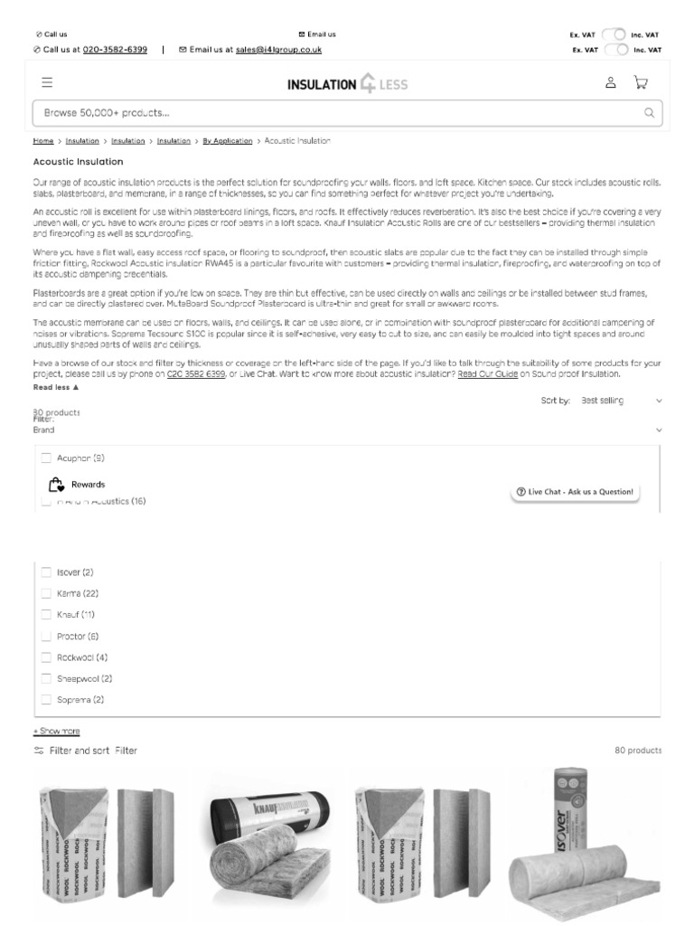 Acoustic Insulation Product | PDF