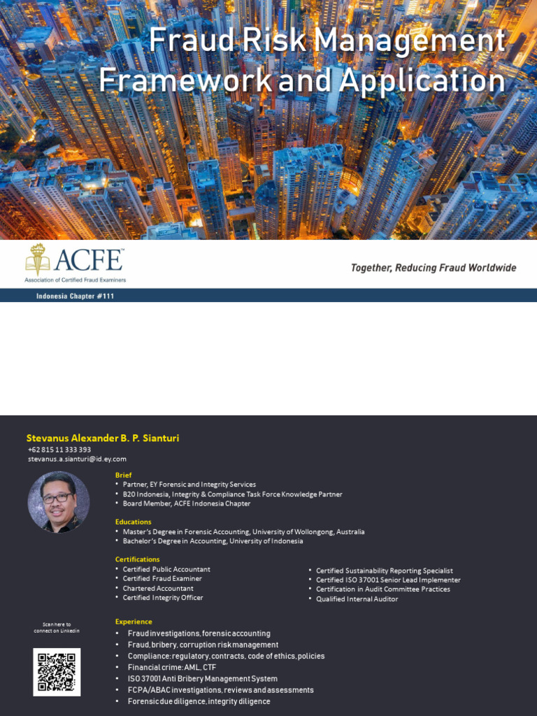 COSO ACFE Fraud Risk Management 2023 | PDF | Risk | Integrity