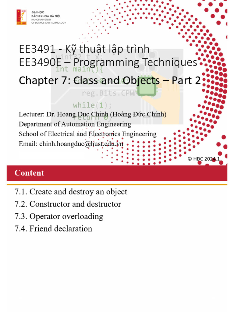 Chapter7 Class And Objects Part2 Pdf Constructor Object Oriented Programming Programming