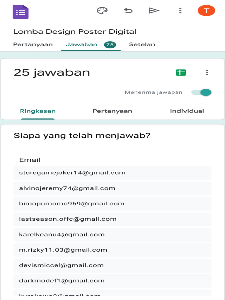 Lomba Design Poster Digital - Google Formulir | PDF