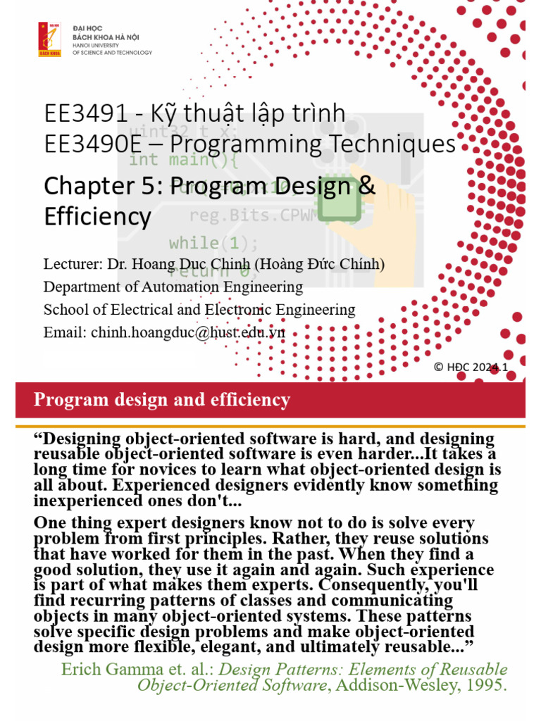 Chapter5 - Program Design and Efficiency - Tobeupdated | PDF | Parameter (Computer Programming ...