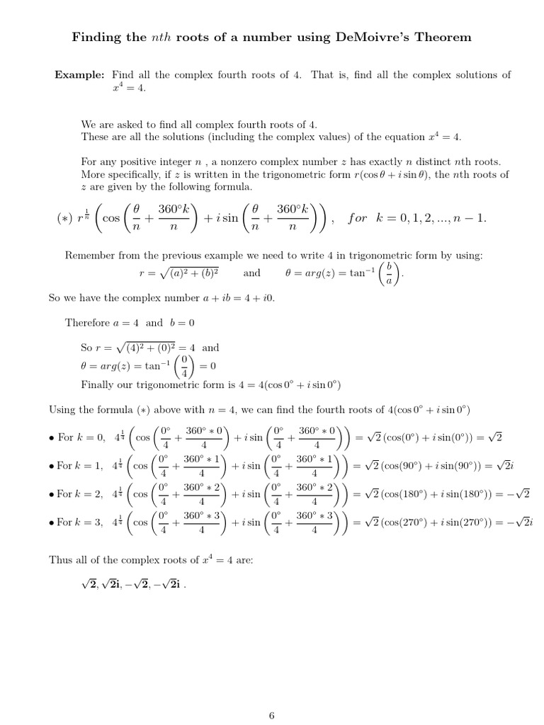 Math Resources Trigonometric Formulas-6-8 | PDF | Square Root ...