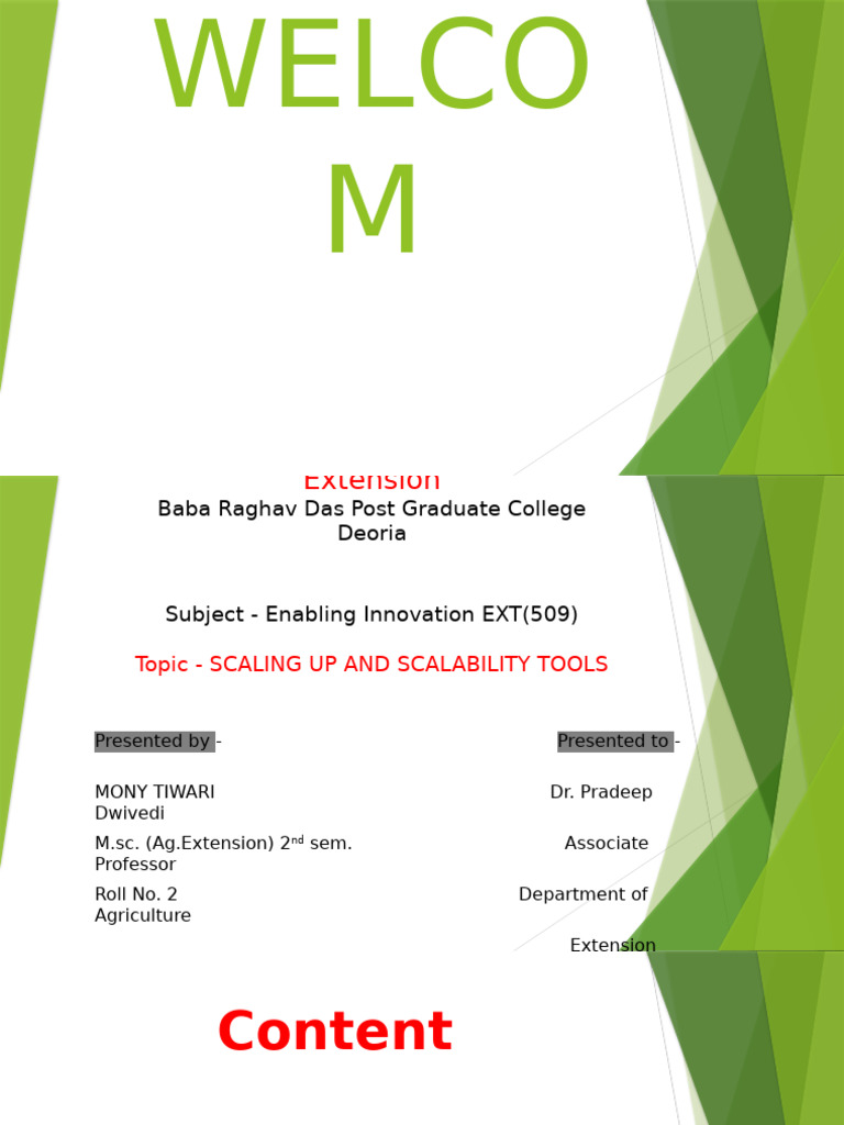 Scaling Up & Scalability Tools | PDF | Scalability | Artificial ...