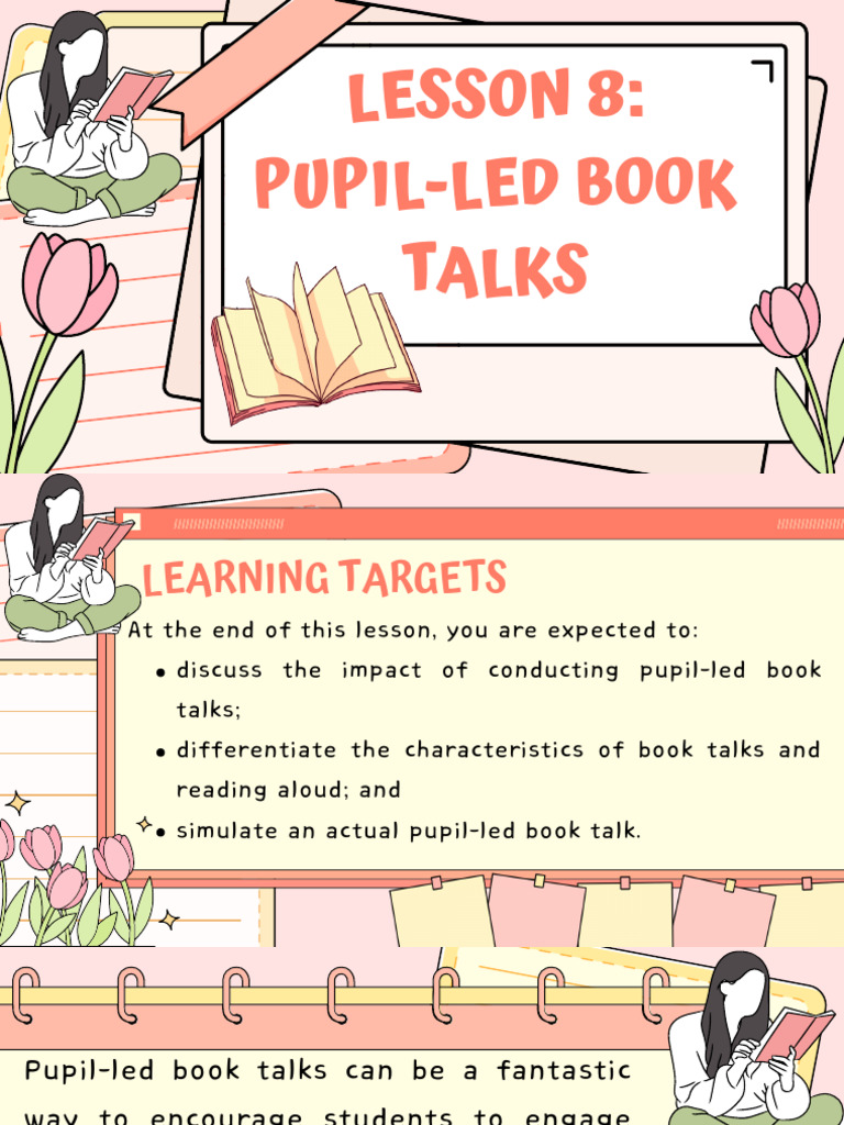 Pupil-Led Book Talks in Classrooms | PDF | Reading Comprehension ...