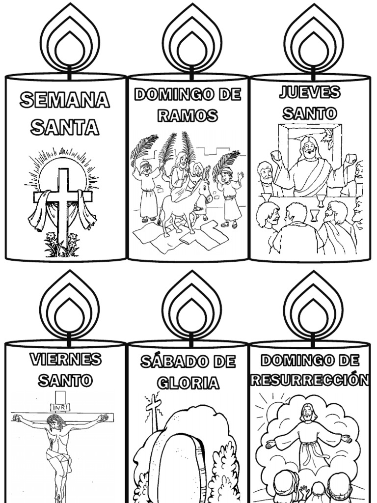 Trabajo de Semana Santa Maestra Janet | PDF