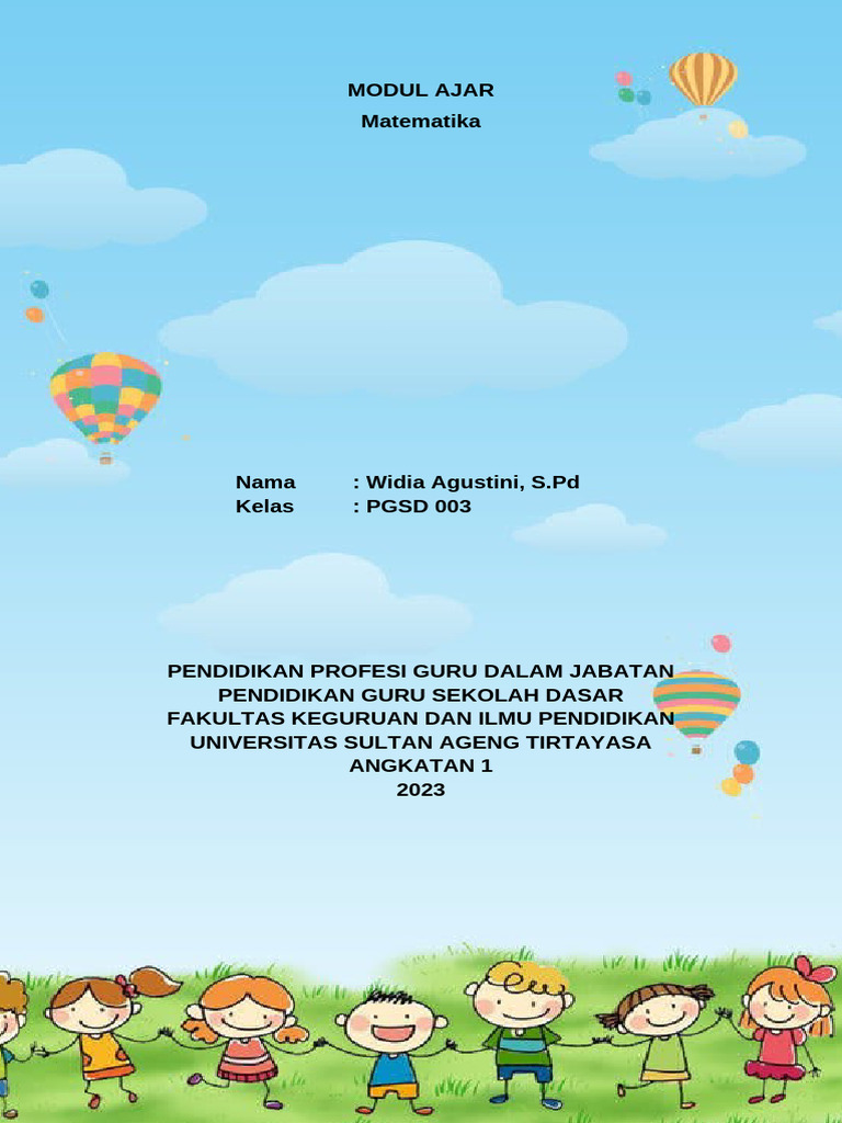 Modul Ajar Matematika PBL Fix | PDF