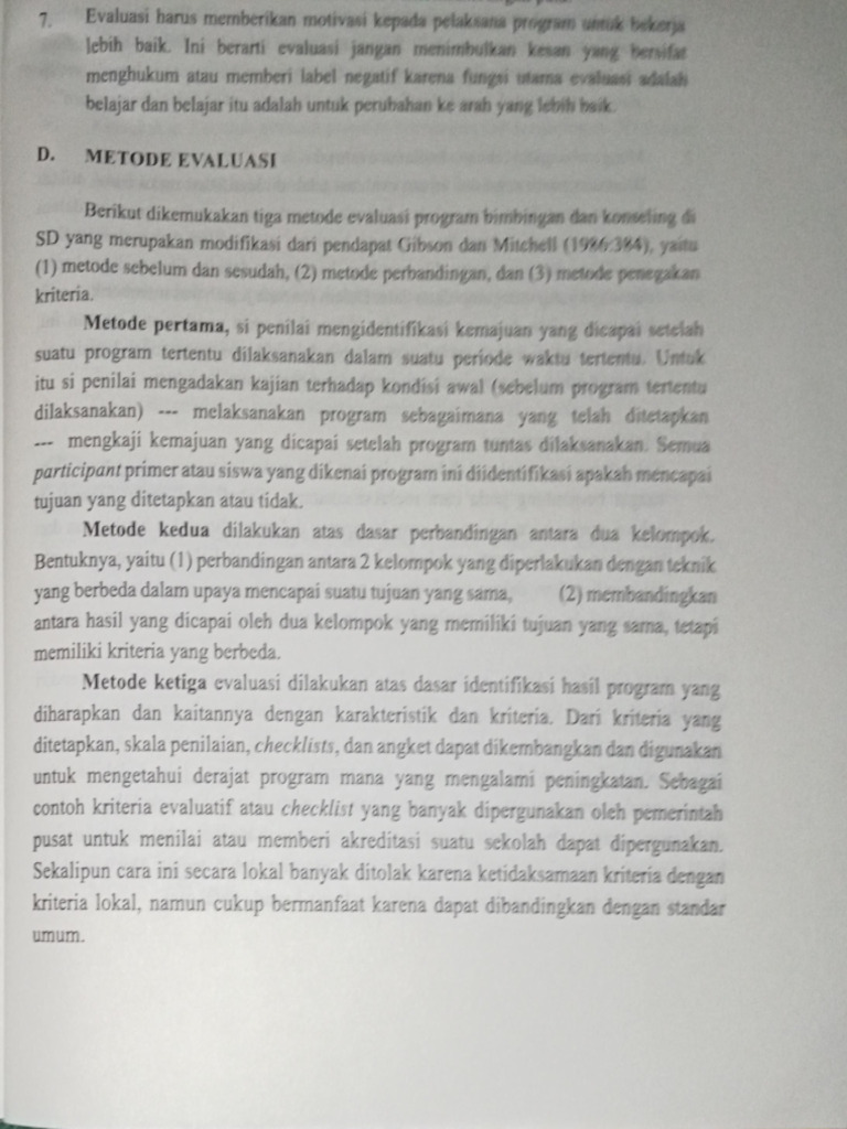 Metode Evaluasi | PDF