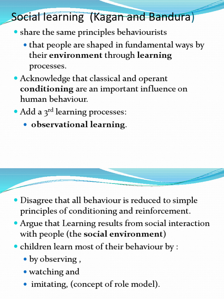 Week 7 Lecture 2 Social Learning | PDF | Self Efficacy | Learning