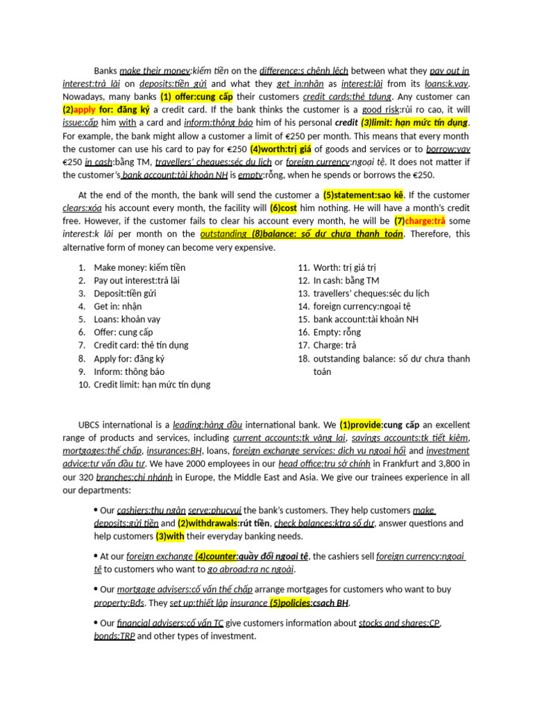 Bai Đọc Tacn1 | PDF | Mortgages | Investment Banking