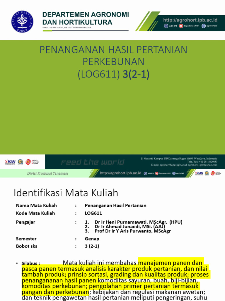 7 Penanganan Perkebunan | PDF | Crops | Foods