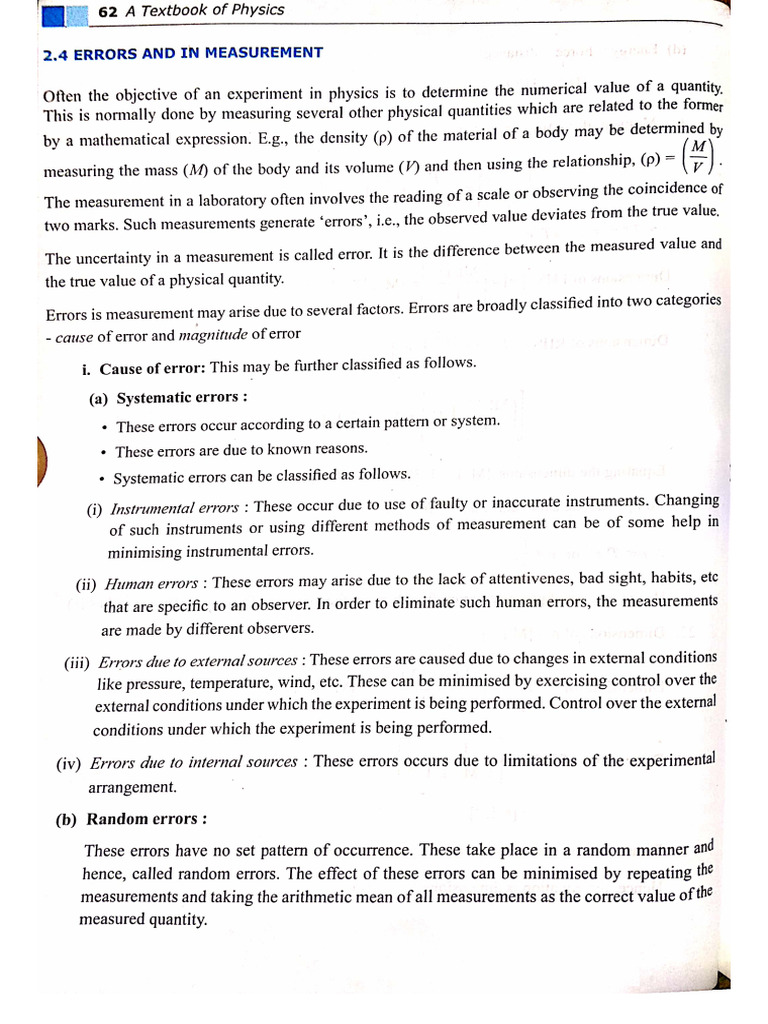 Errors in Measuremt and Significant Figures | PDF | Significant Figures | Arithmetic