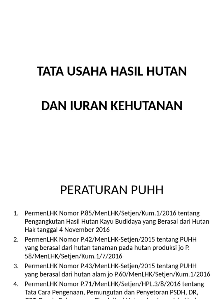 MATERI PUHH PKB, PKG, PKL | PDF