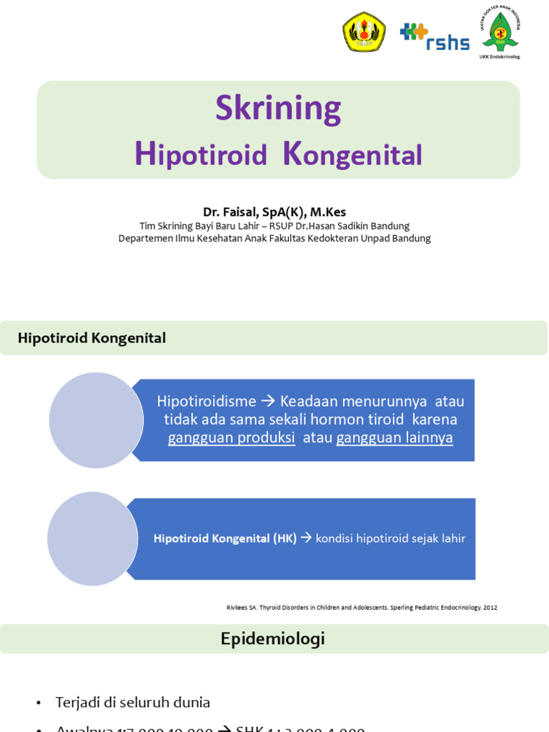 Skrining Hipotiroid Kongenital pada Bayi | PDF
