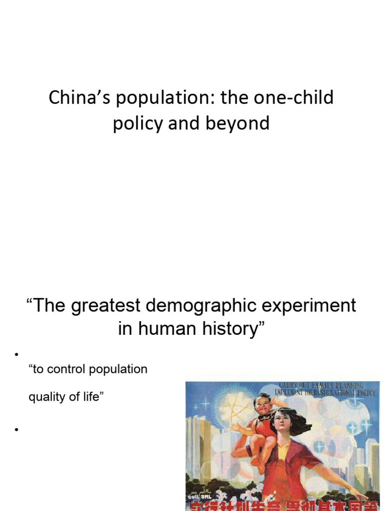 China's One-Child Policy Impact Analysis | PDF | Social Policy | Woman