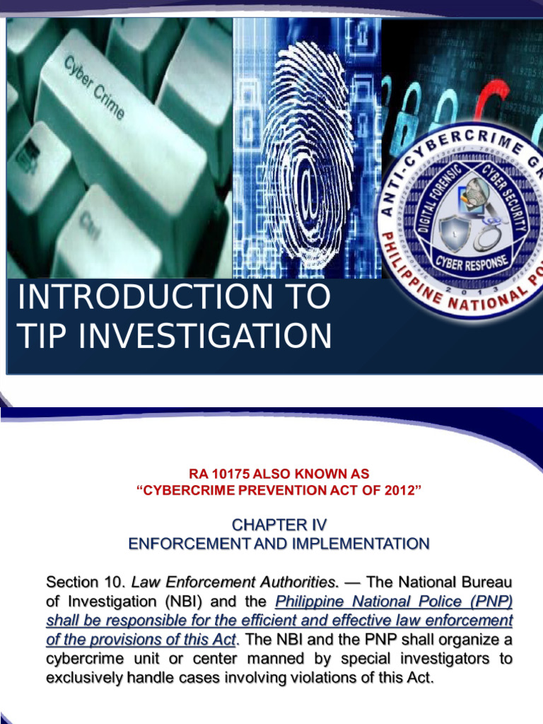 Proactive Techniques in TIP Investigation | PDF | Human Trafficking ...