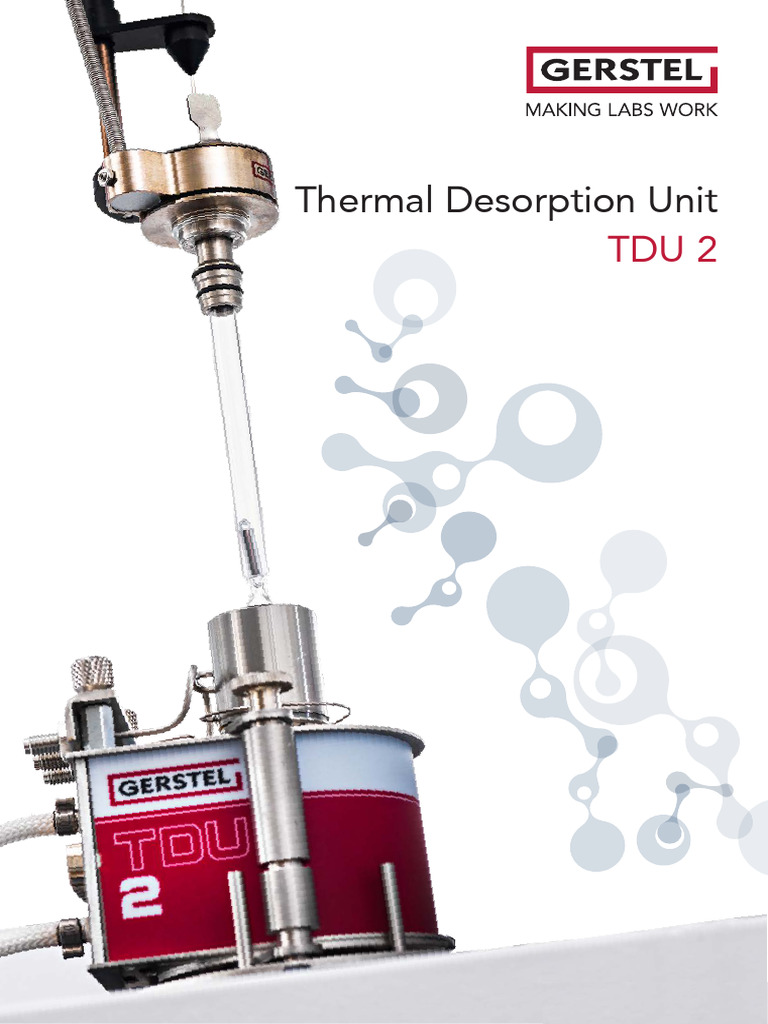 Thermal Desorption Unit TDU 2 | PDF | Gas Chromatography | Gas ...
