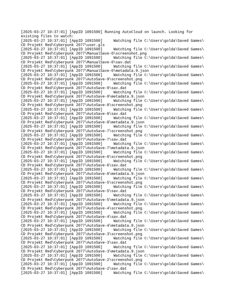 Cloud Log.previous | PDF | Computing | Gaming