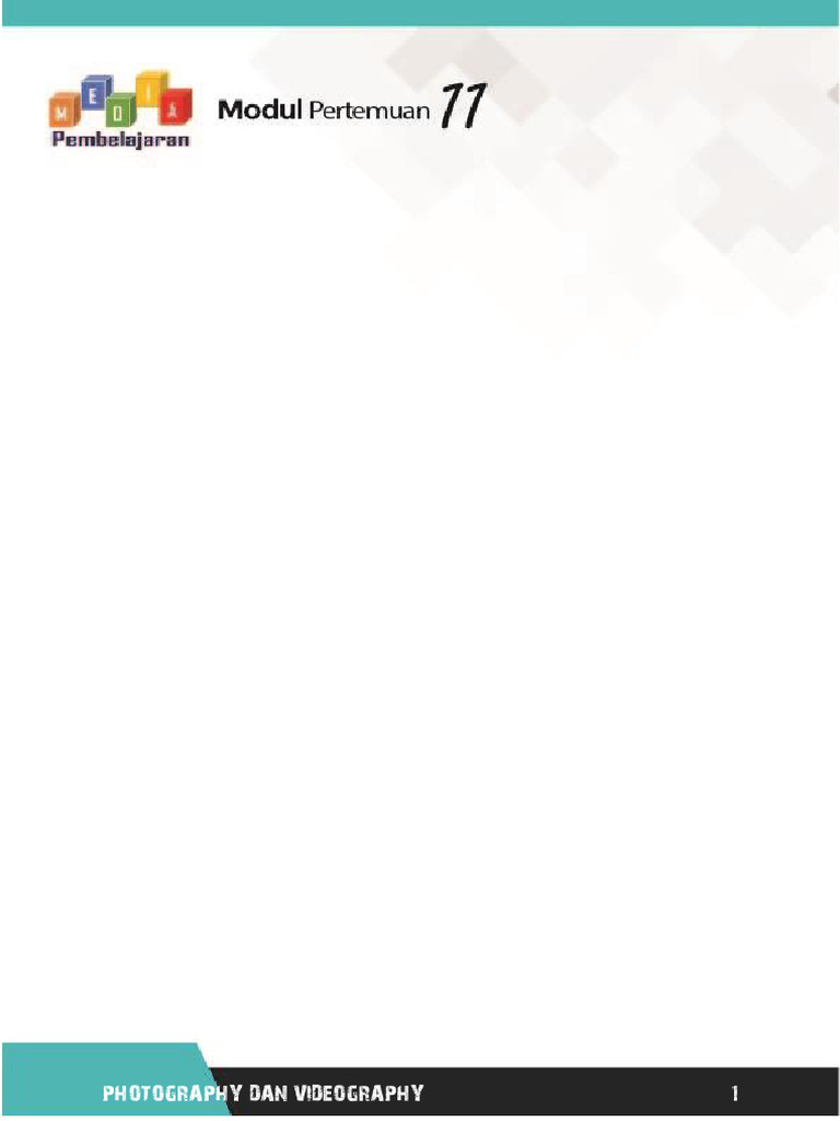 IPD - MP - Modul Pertemuan 11 - Photography Dan Videography | PDF
