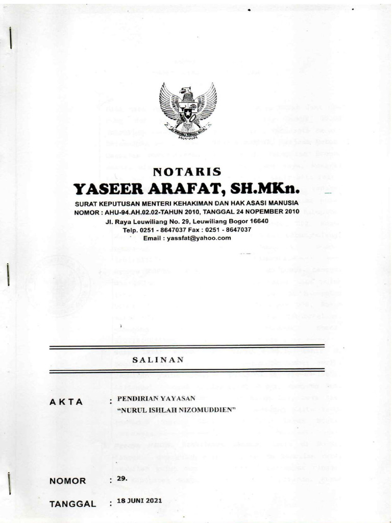 Akte Notaris - Compressed | PDF