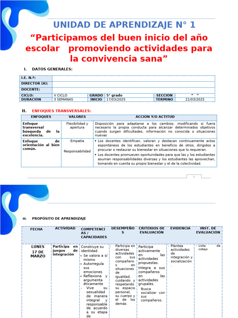 Unidad de Aprendizaje #1 | PDF | Importar | Datos