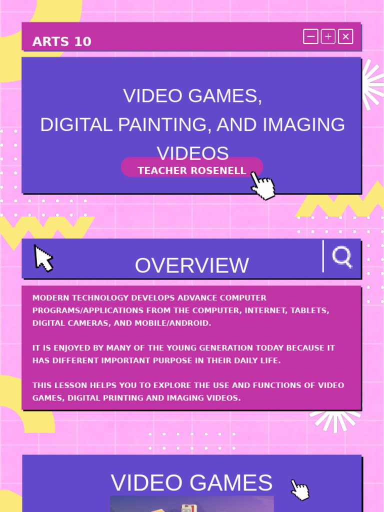 10 Arts Video Games Digital Painting Imaging Videos 1 | PDF | Paintings ...