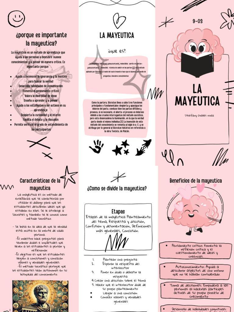 Importancia y Etapas de la Mayéutica | PDF | Cognición | Aprendizaje