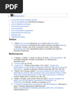 Primate Taxonomy and Classification Chart | PDF | Monkey | Ape