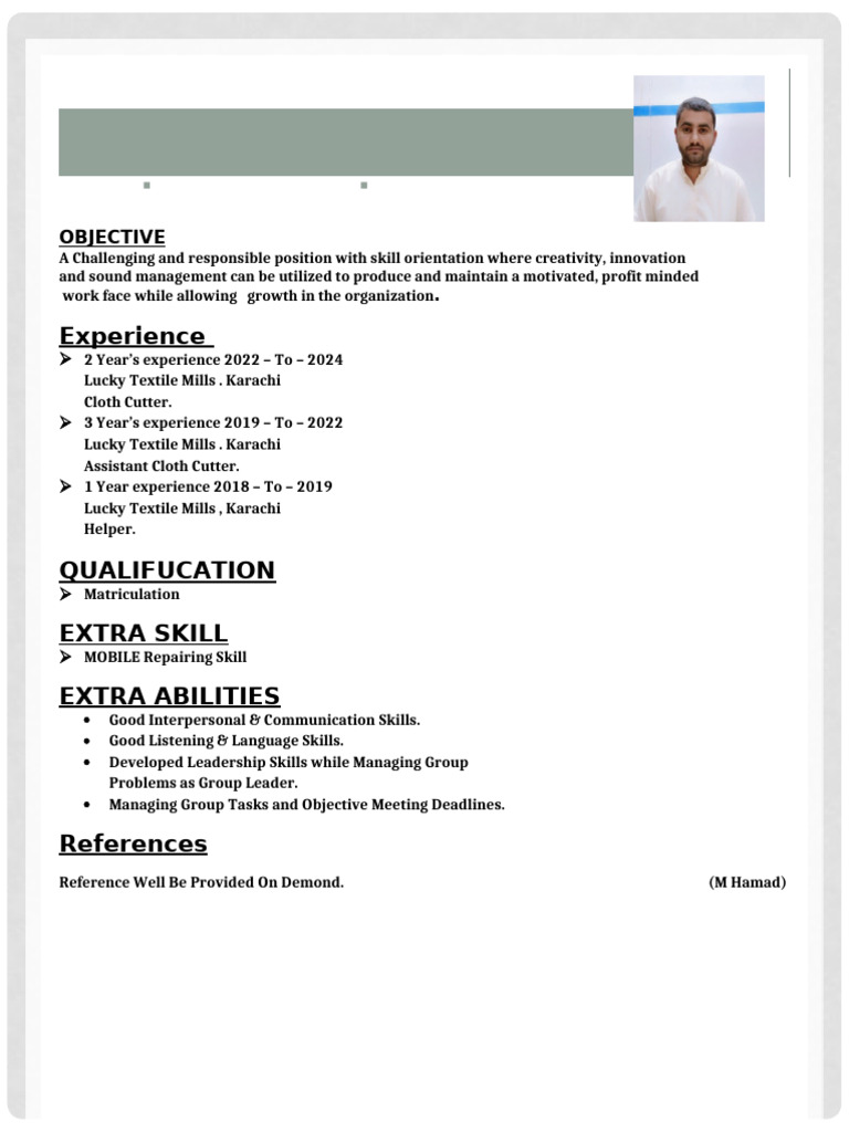 HAMAD CV | PDF