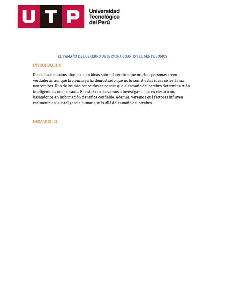 Neuromito - Cecia Alvarez | PDF | Cerebro | Inteligencia