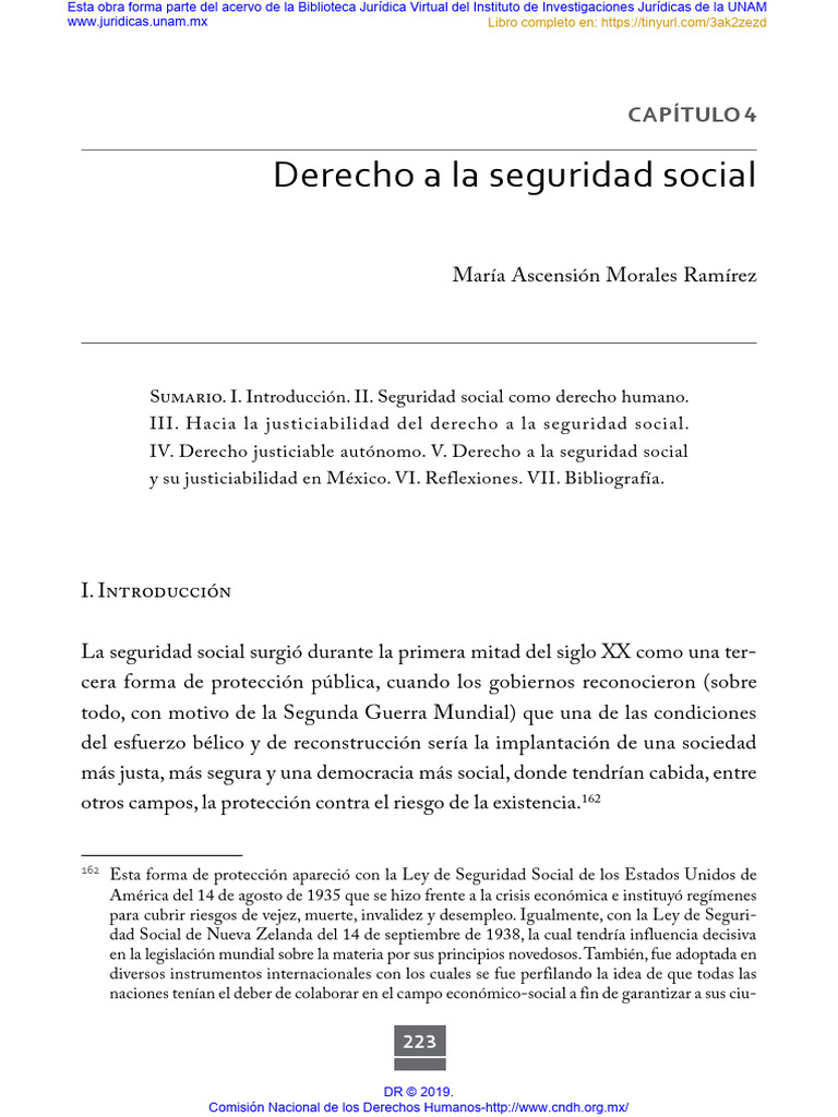 Derecho A La Seguridad Social: Capítulo 4 | PDF | Derechos humanos | Convenio europeo de ...