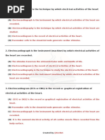 ECG MCQs with Answers for Exam Prep | PDF | Electrocardiography ...