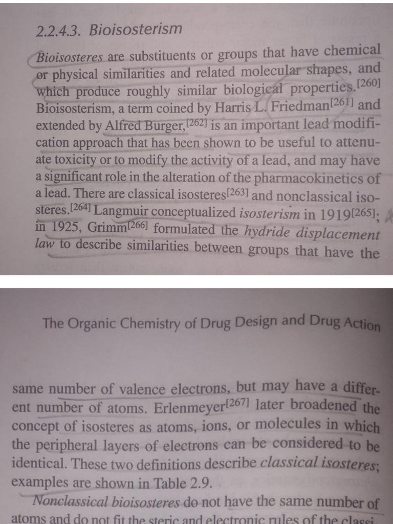 Medchem - Bioisosterism & Dri | PDF
