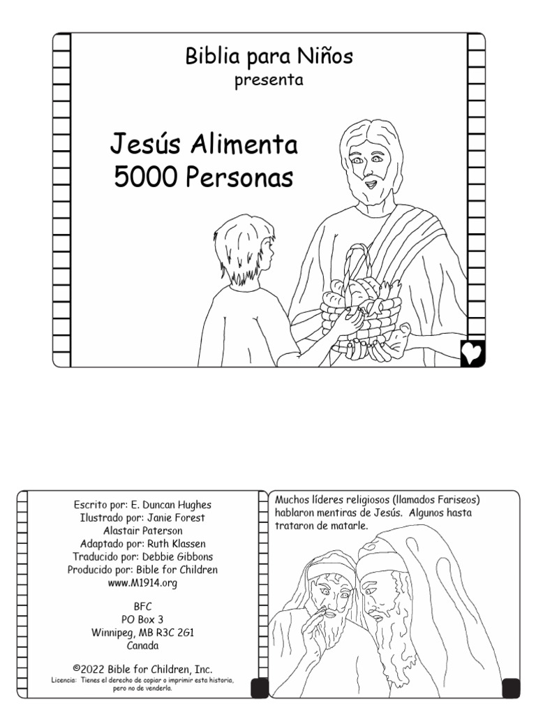 51 Jesus Feeds 5000 People Spanish CB6 | PDF | Jesús | Pecado
