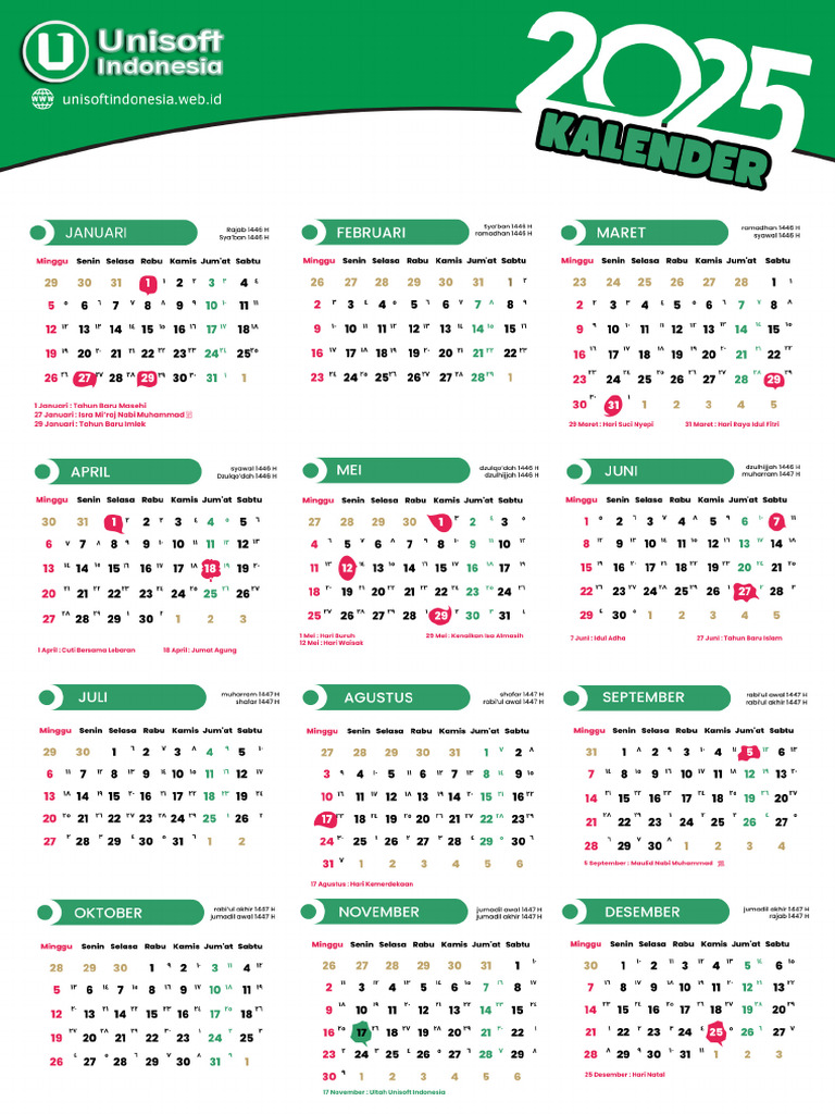 Unisoft Kalender2025 | PDF